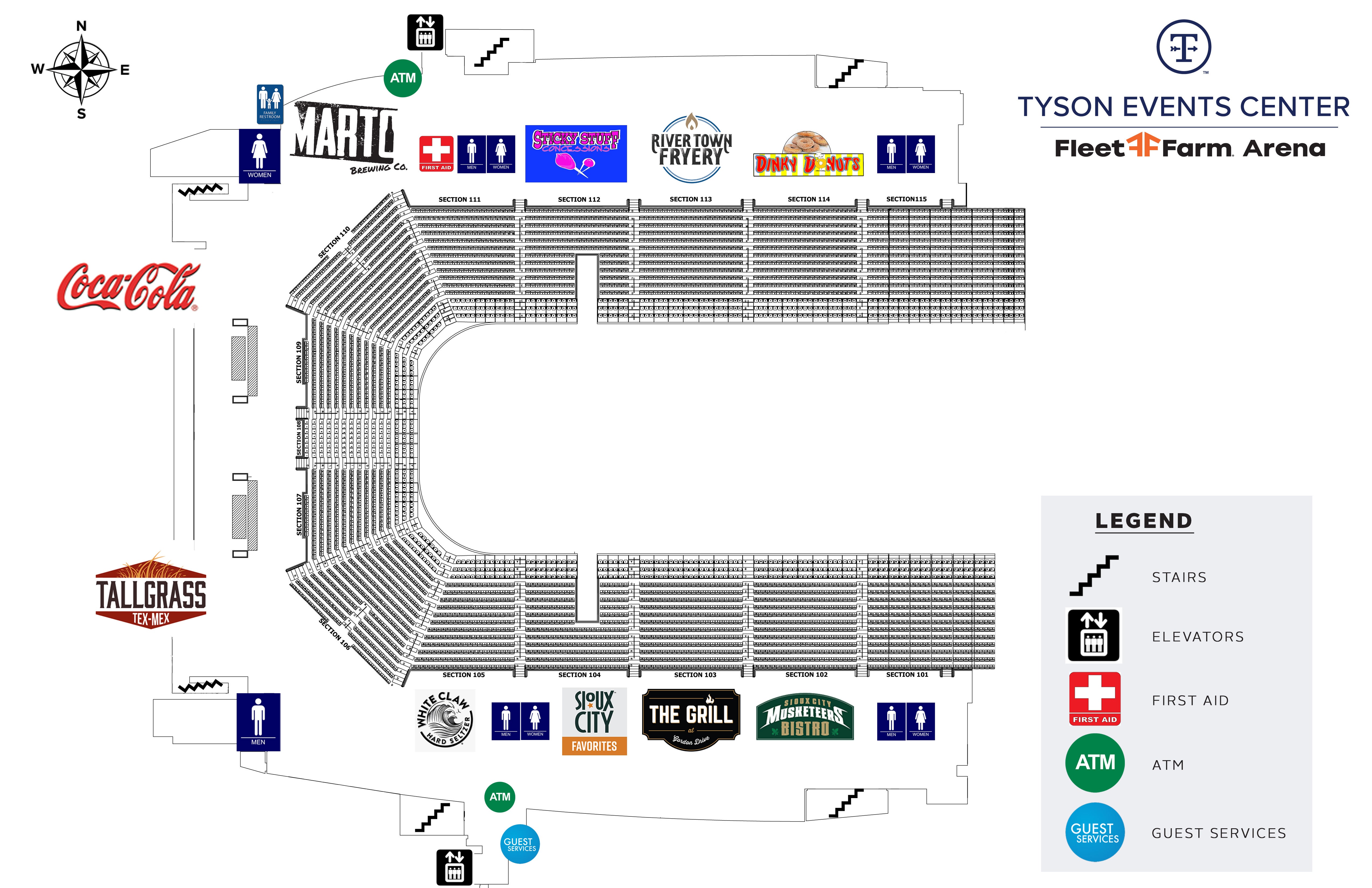 Concessions | Tyson Events Center