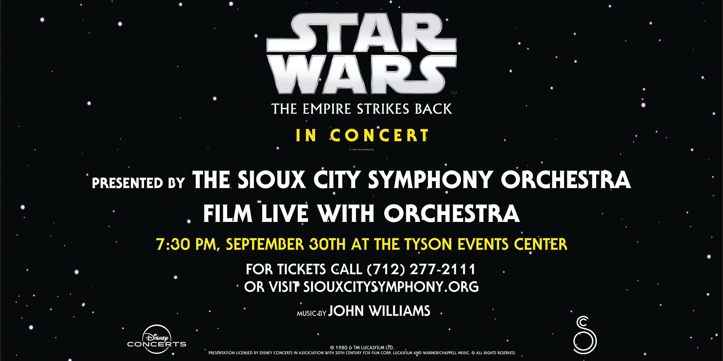 Star Wars: The Empire Strikes Back In Concert | Tyson Events Center